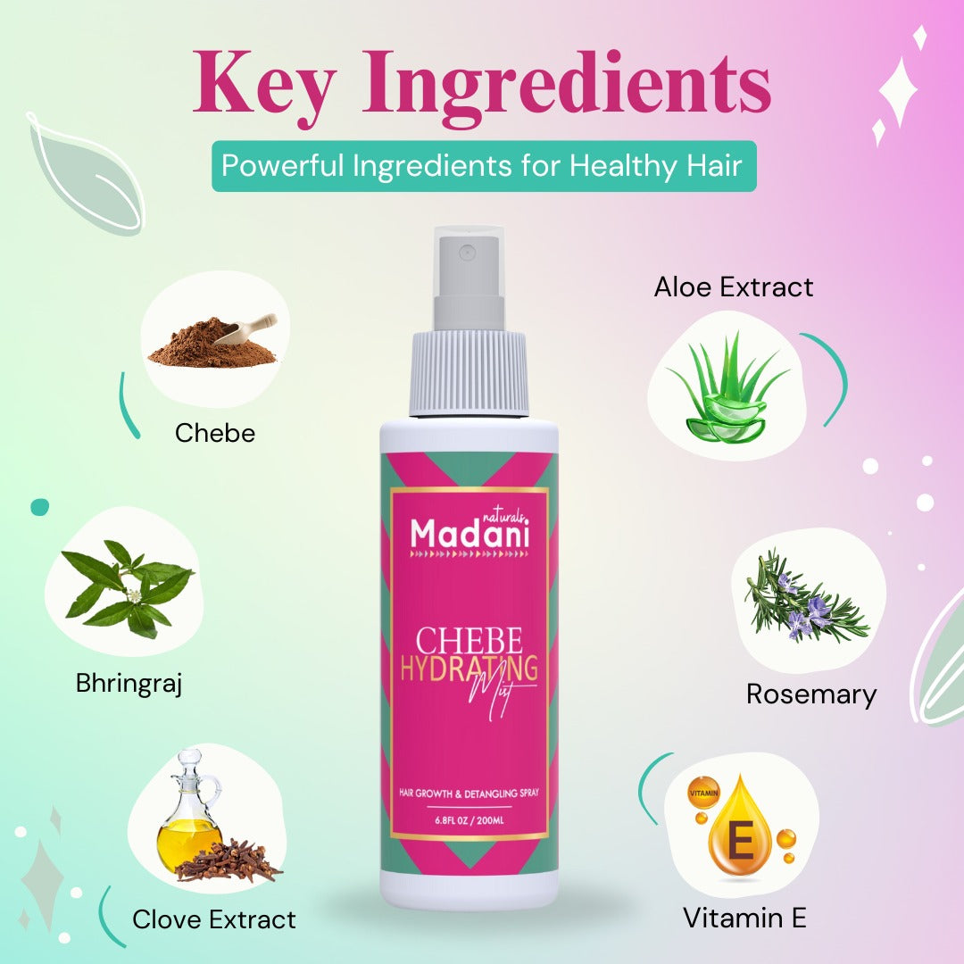 Chebe Hydrating Hair Mist – Madani Naturals